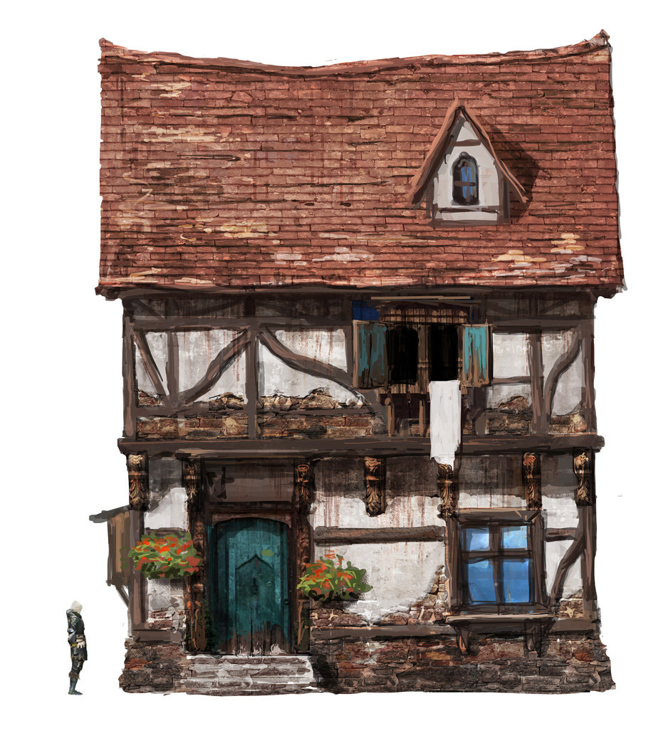 ArtStation - Medieval house 02