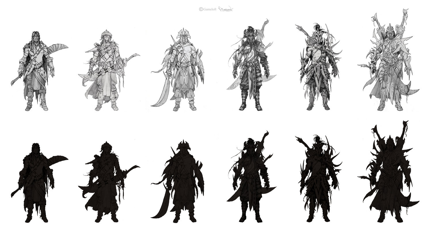 ArtStation - Blademaster & Scout