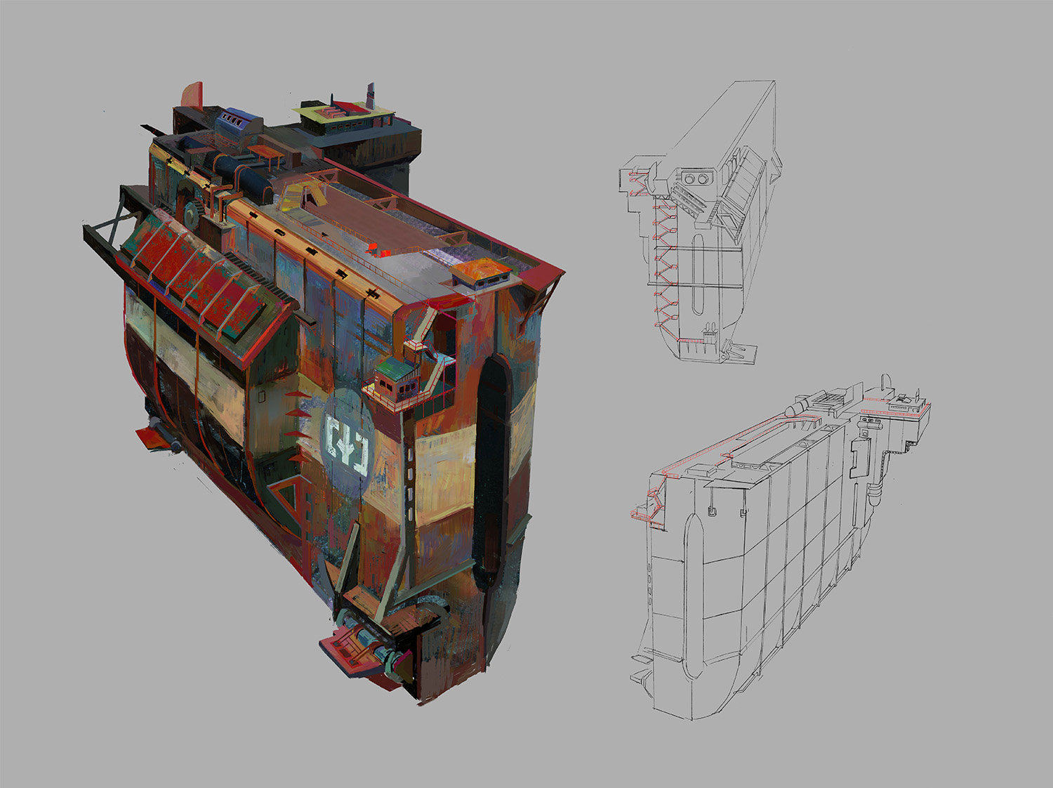 ArtStation - _bulk_carrier_RUST
