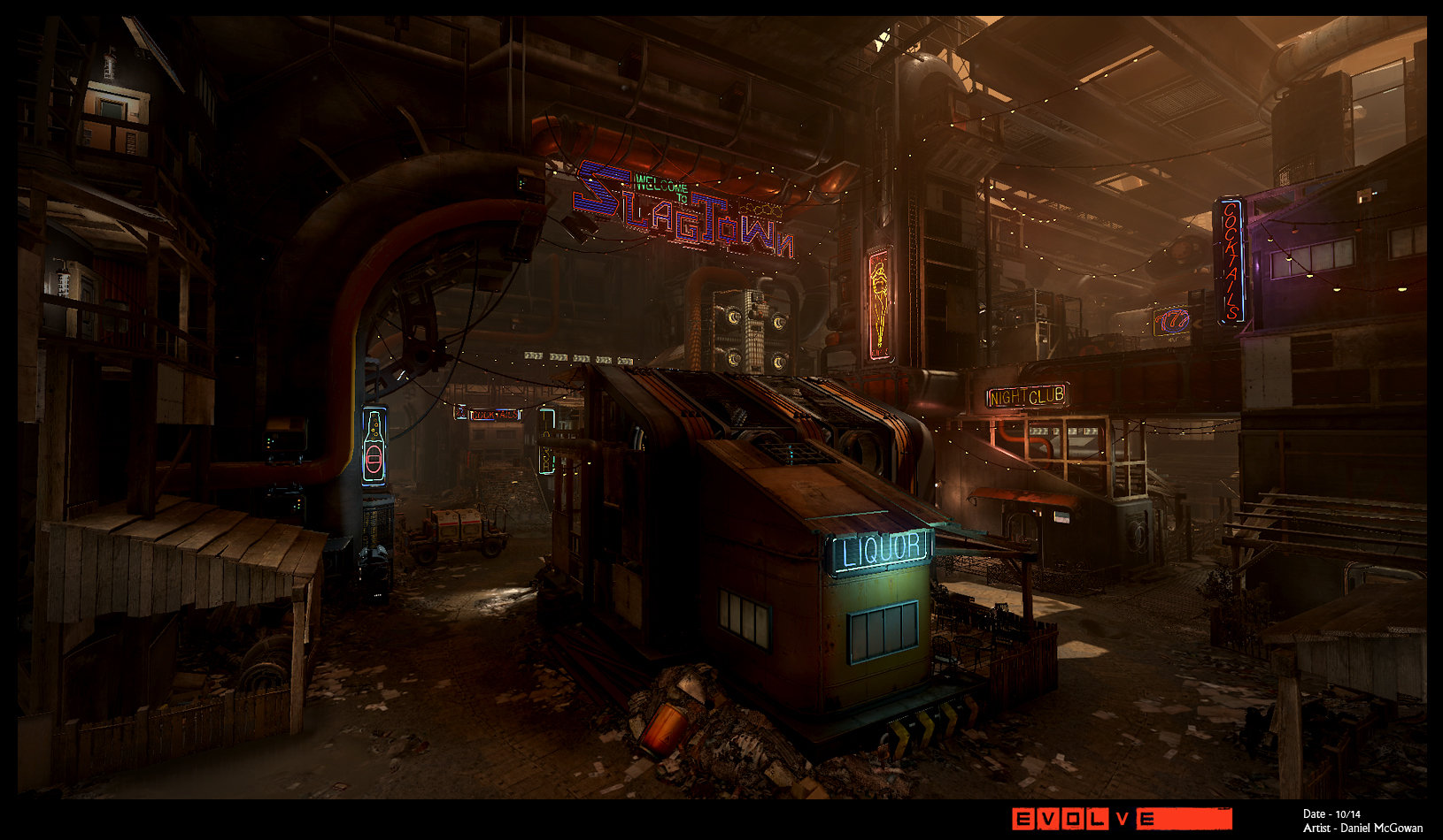 ArtStation - Evolve DLC Enviro SlumTown 02