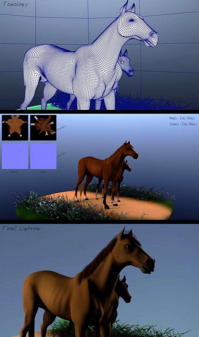 ArtStation - A horse is a horse