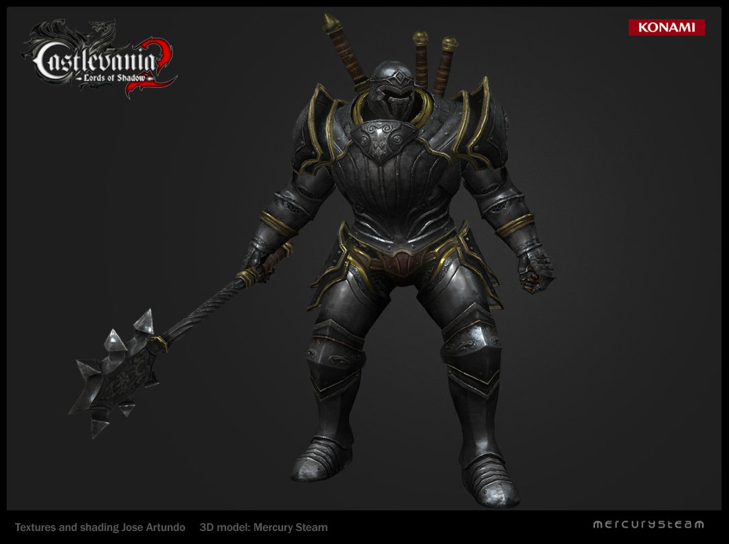 ArtStation - Castlevania LOS2 knight