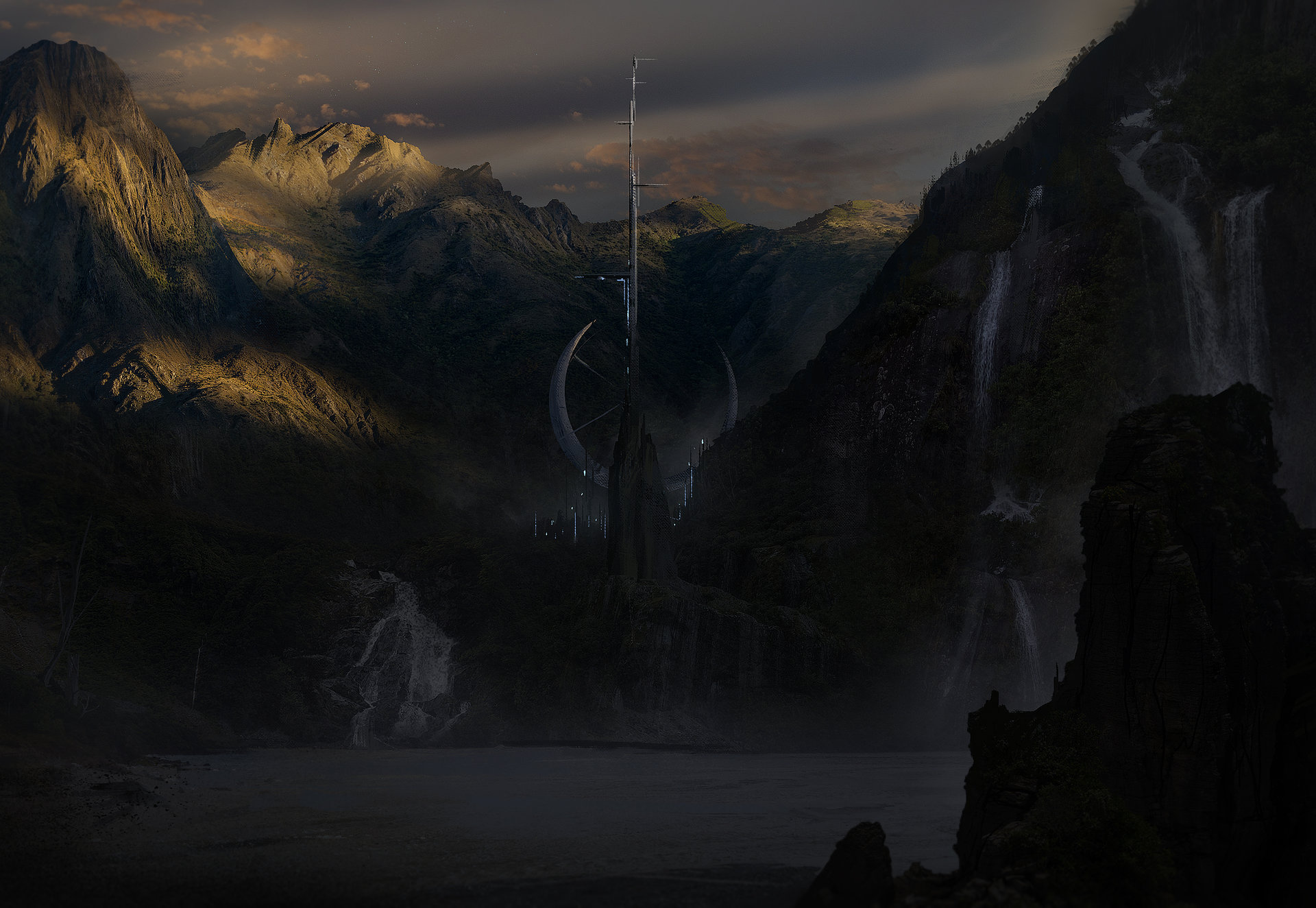 ArtStation - Scifi Landscape