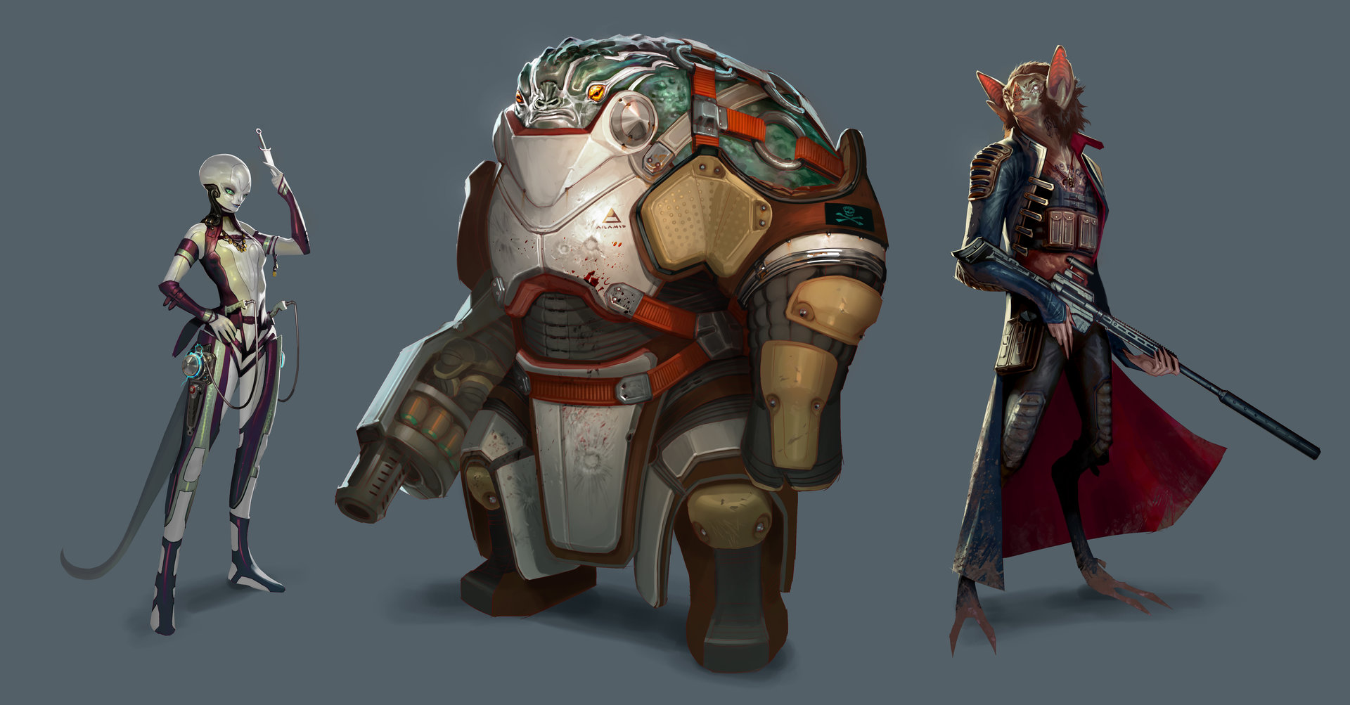 ArtStation - Alien assassins