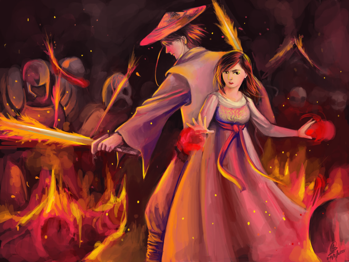 ArtStation - knight and princess