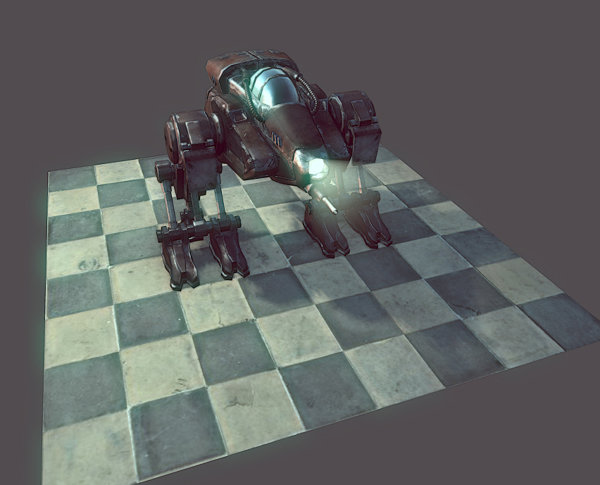 ArtStation - Mechs, guns and debris