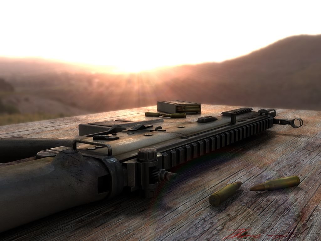 ArtStation - Scar Assault Rifle