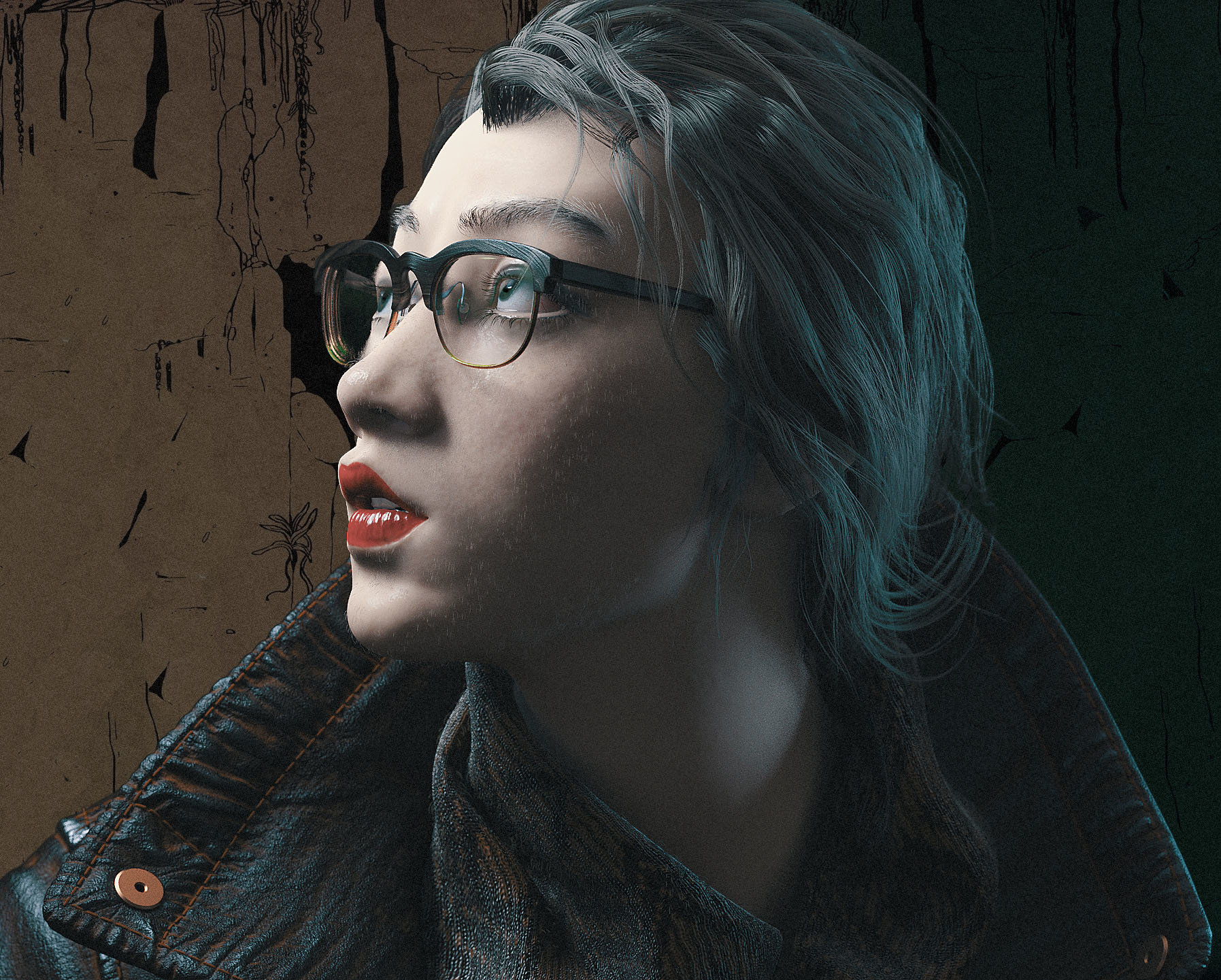 ArtStation - Default Oil painting of the girl