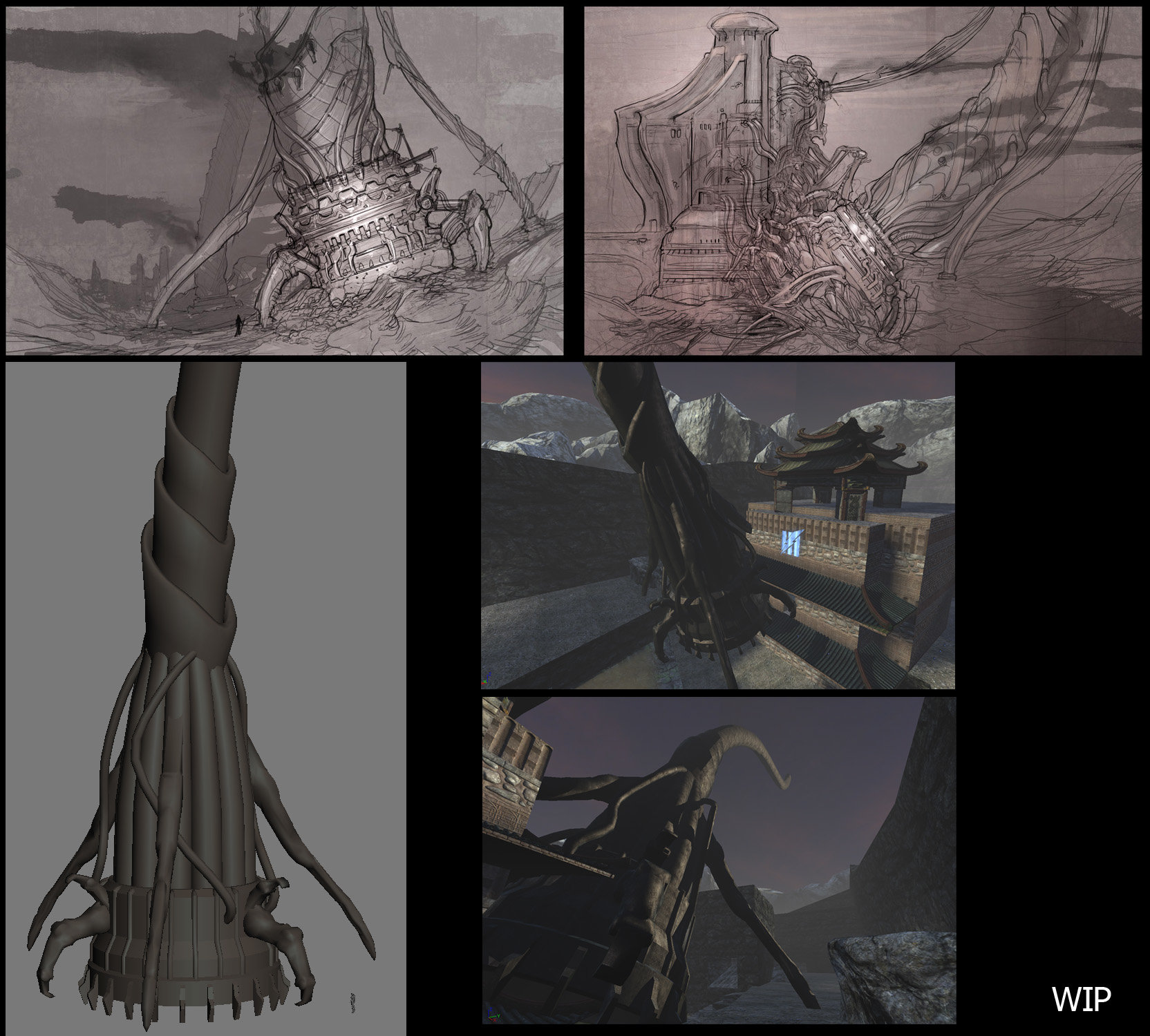 ArtStation - UT3 Necris Infection Tube