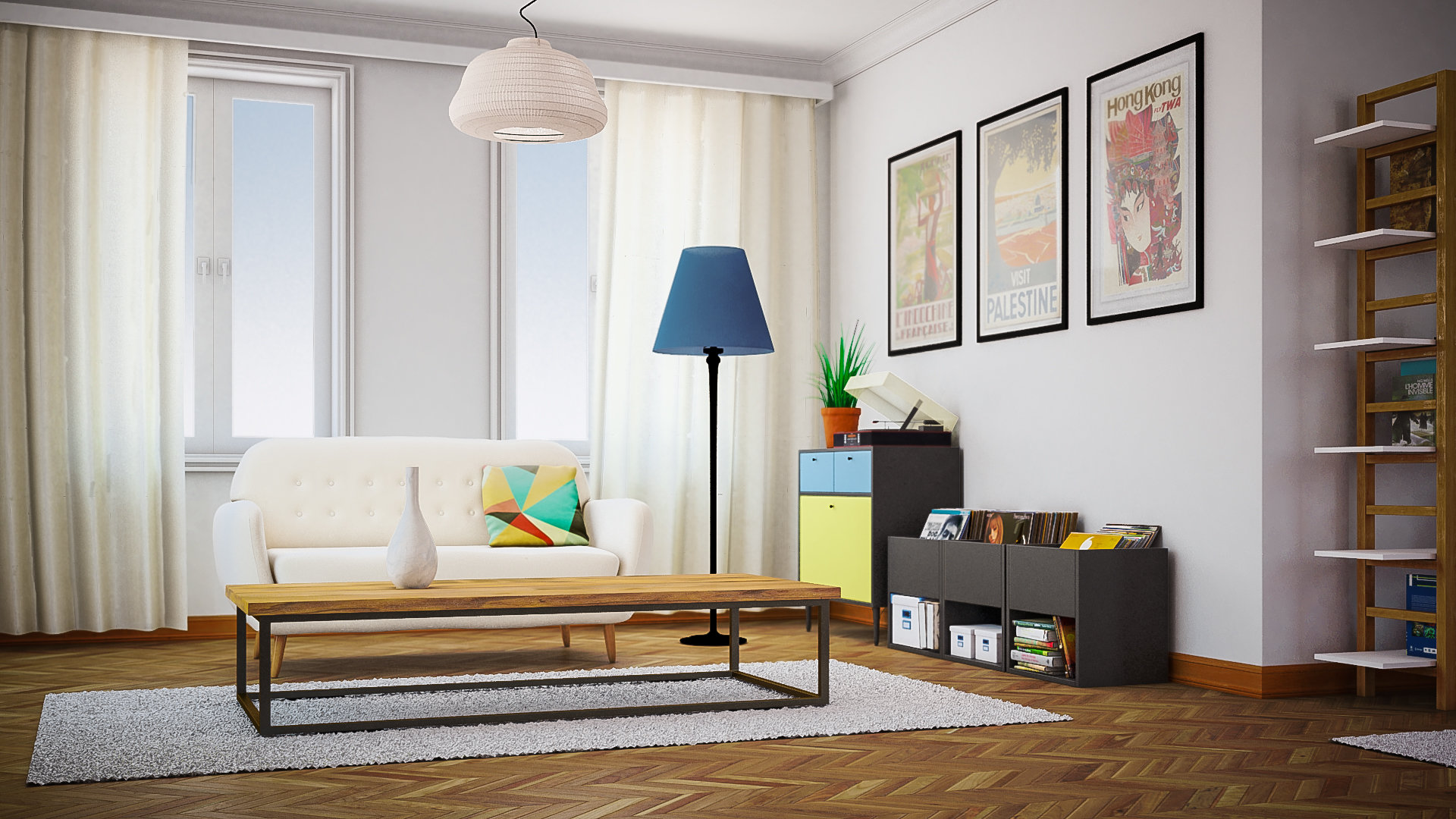 ArtStation - Retro room