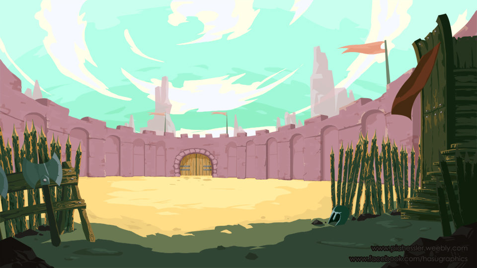 ArtStation - Training arena