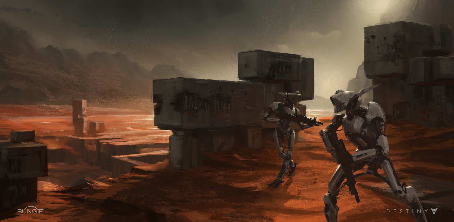 ArtStation - Destiny: Patroling FOTC combat droids