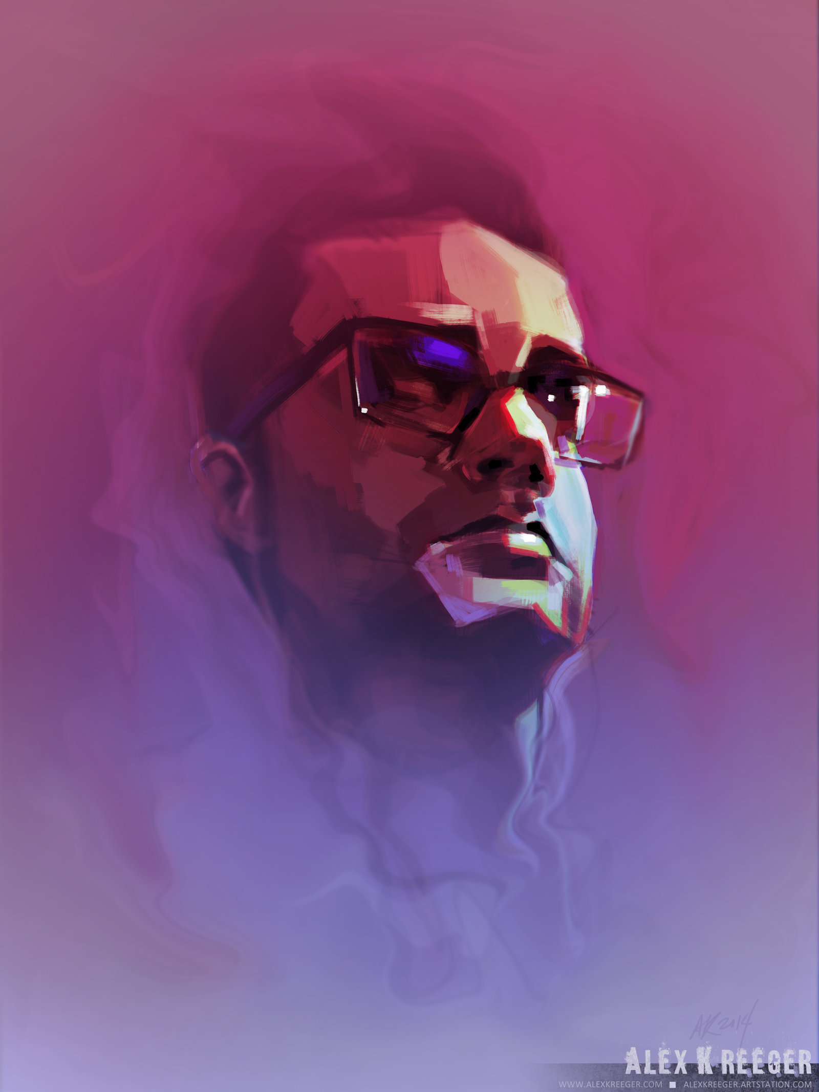 ArtStation - Stylized Self-Portrait