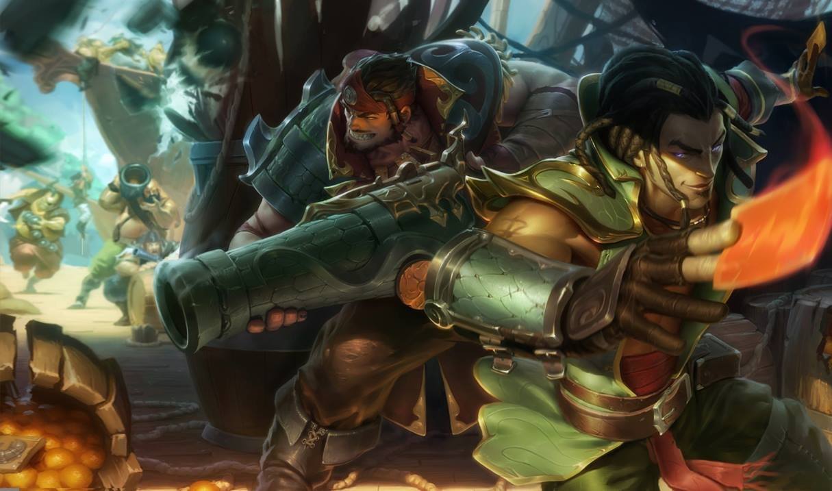 ArtStation - Twisted Fate and Graves @ SlaughterDocks