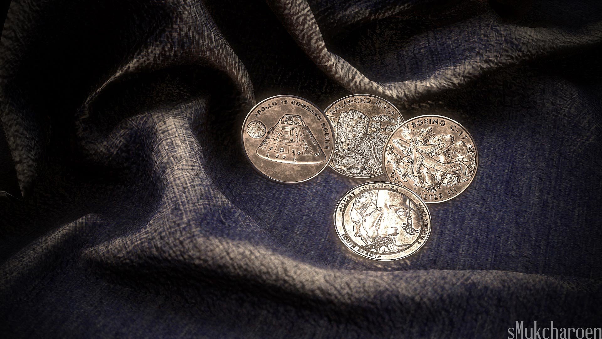 ArtStation - Antique silver coins