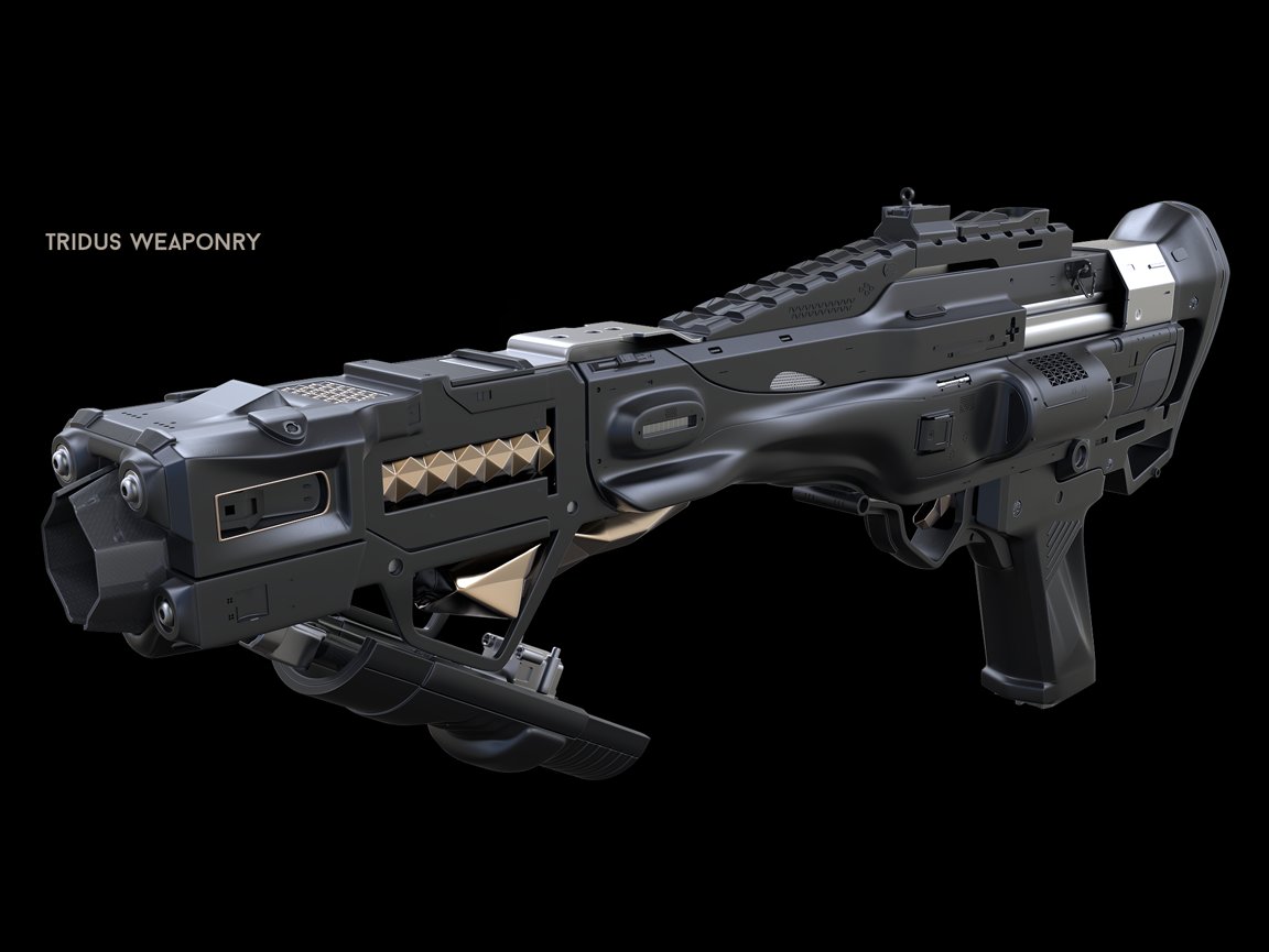ArtStation - Project Mondus: Tridus Weaponry
