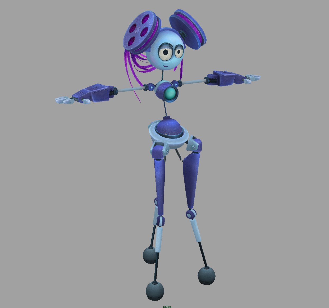 ArtStation - Character for animation film "Robotz"