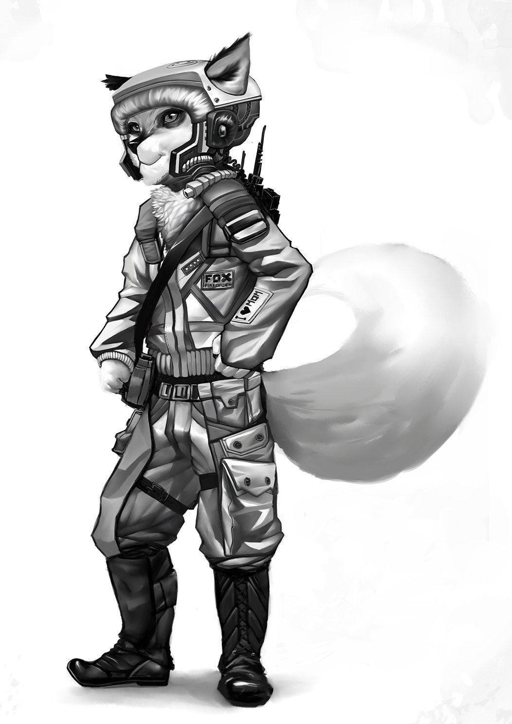 ArtStation - Fox pilot!