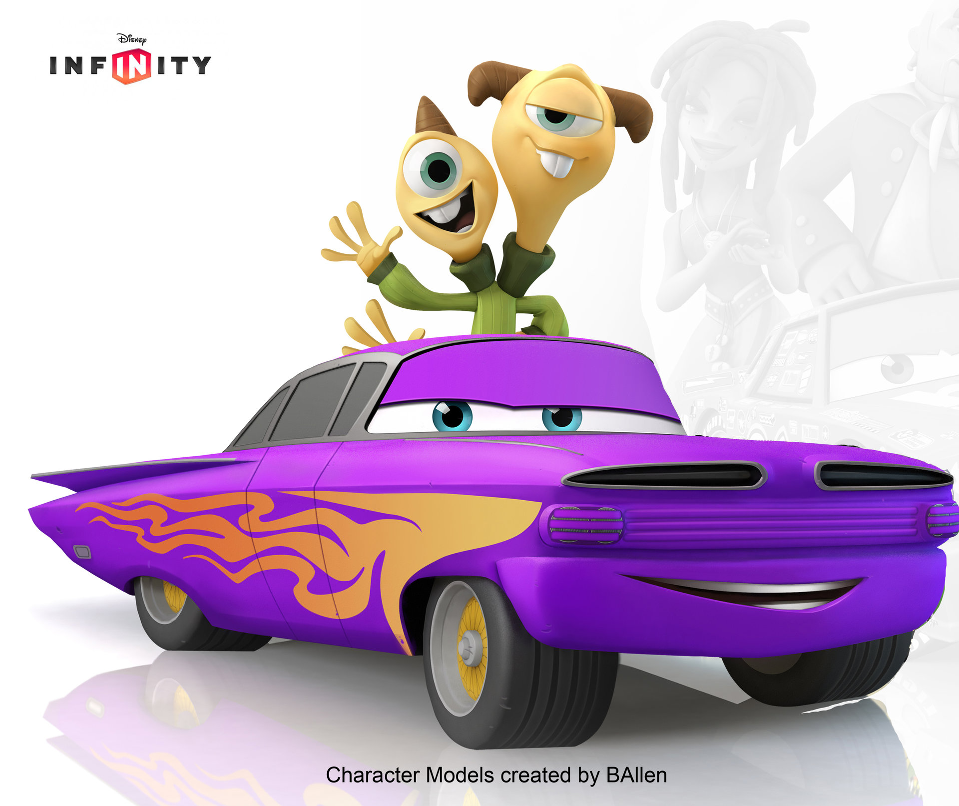 ArtStation - Disney Infinity Teri and Terry, and Ramone