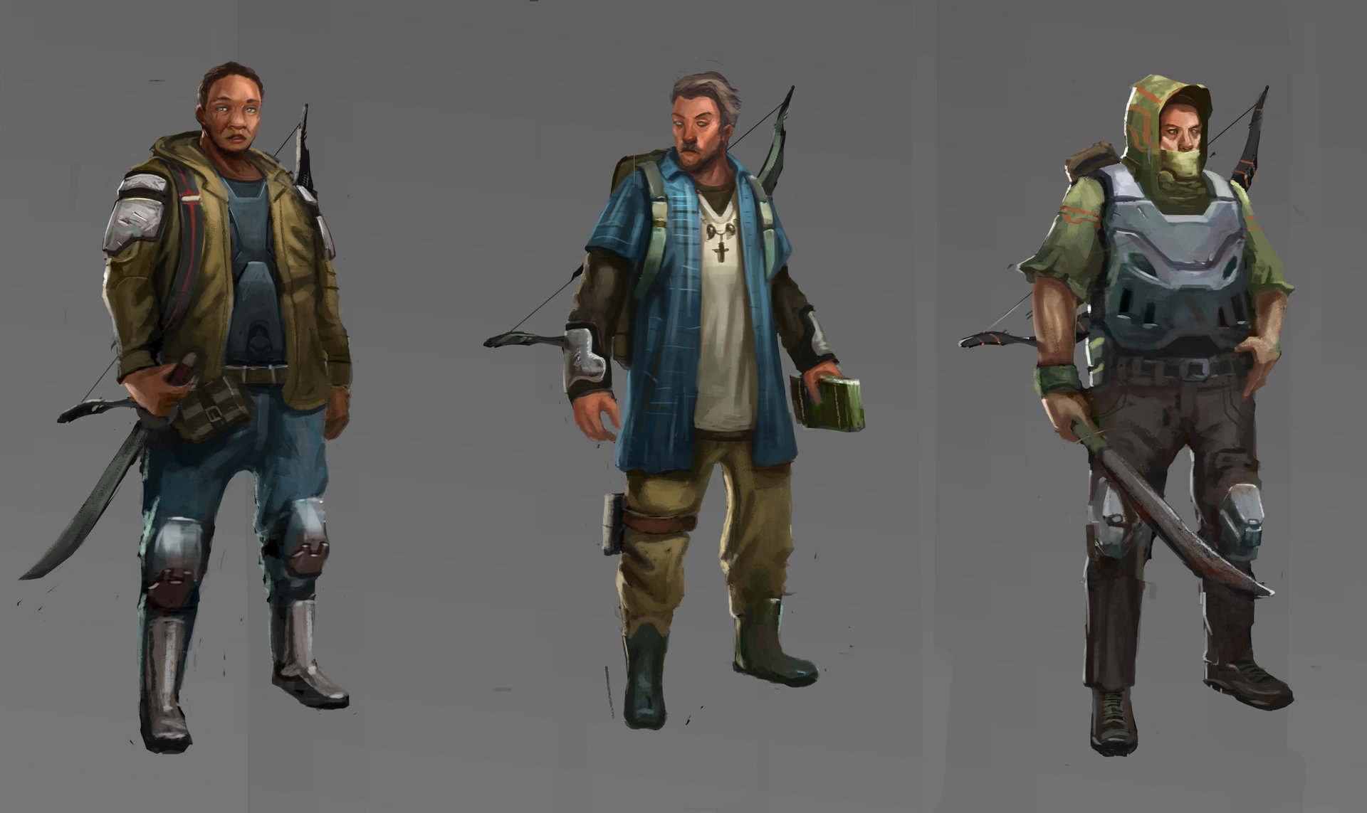 ArtStation - THe Book of Eli Characters Redesign