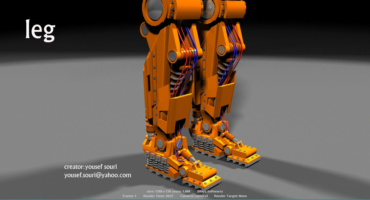 ArtStation - robot_leg