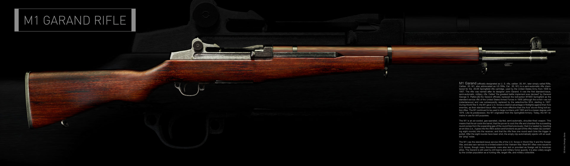 ArtStation - M1 GARAND Rifle, Rodrigo Soria