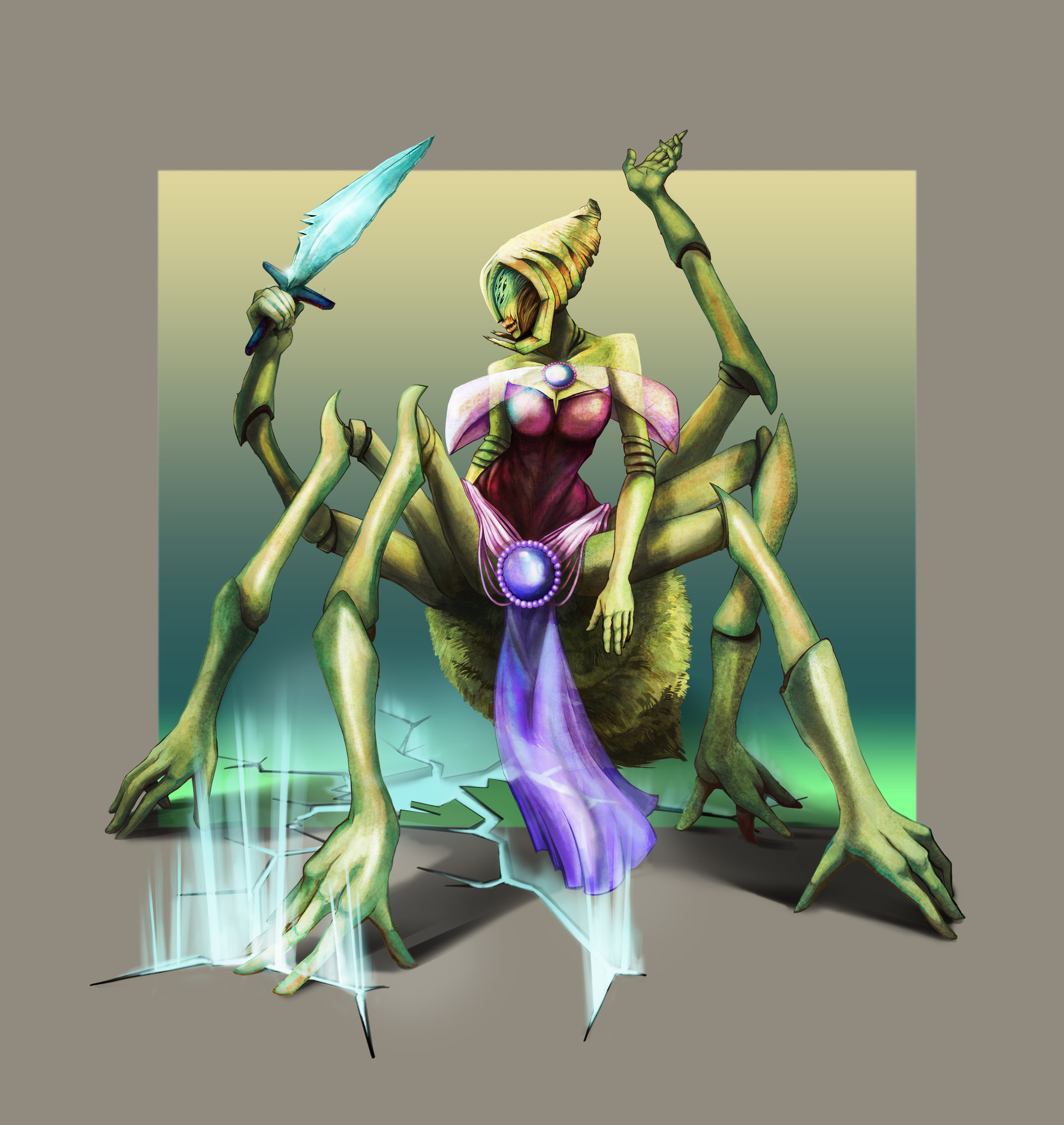 ArtStation - Spider Alien