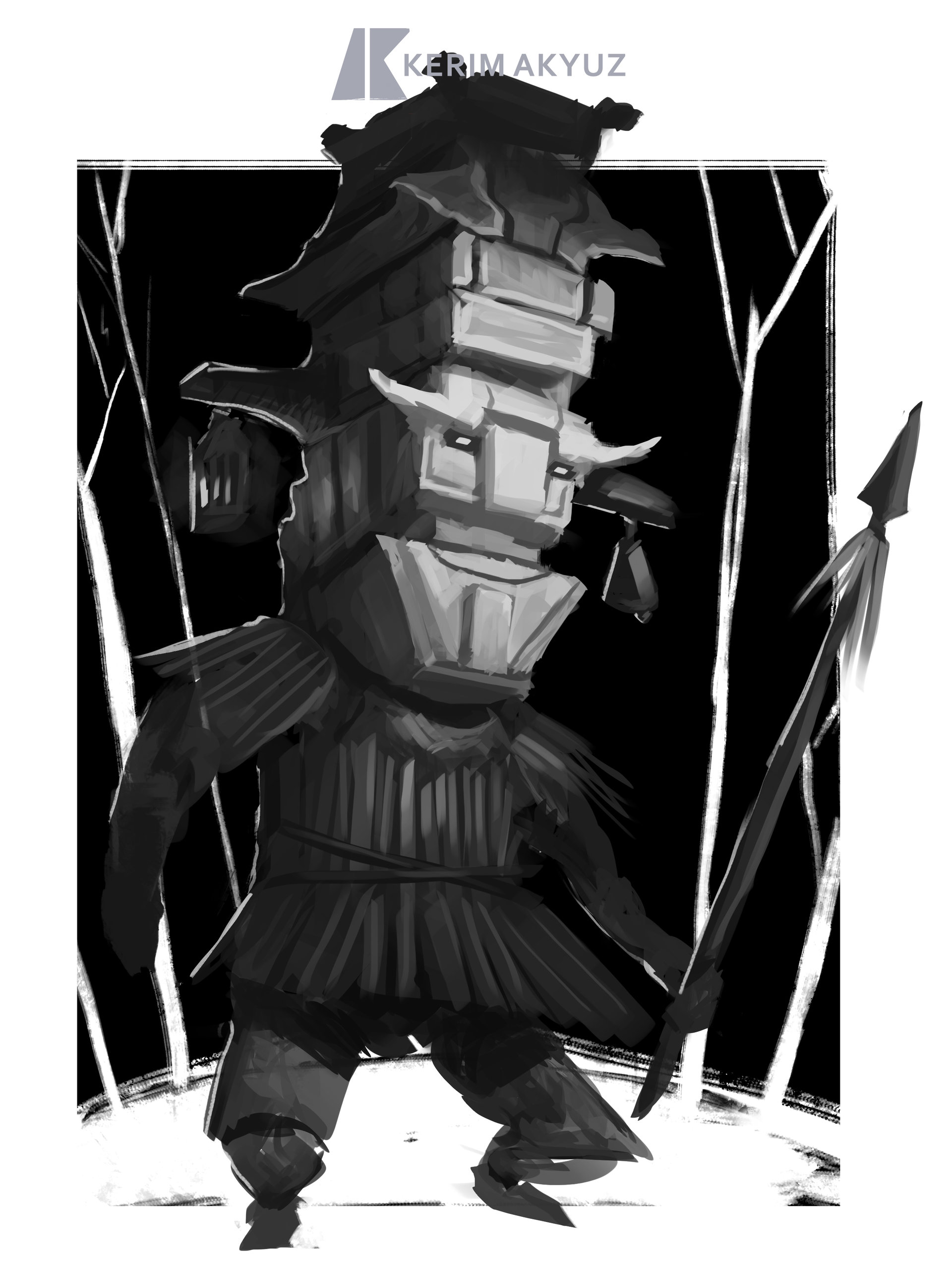 ArtStation - Daily Imagination #28 - Totem head