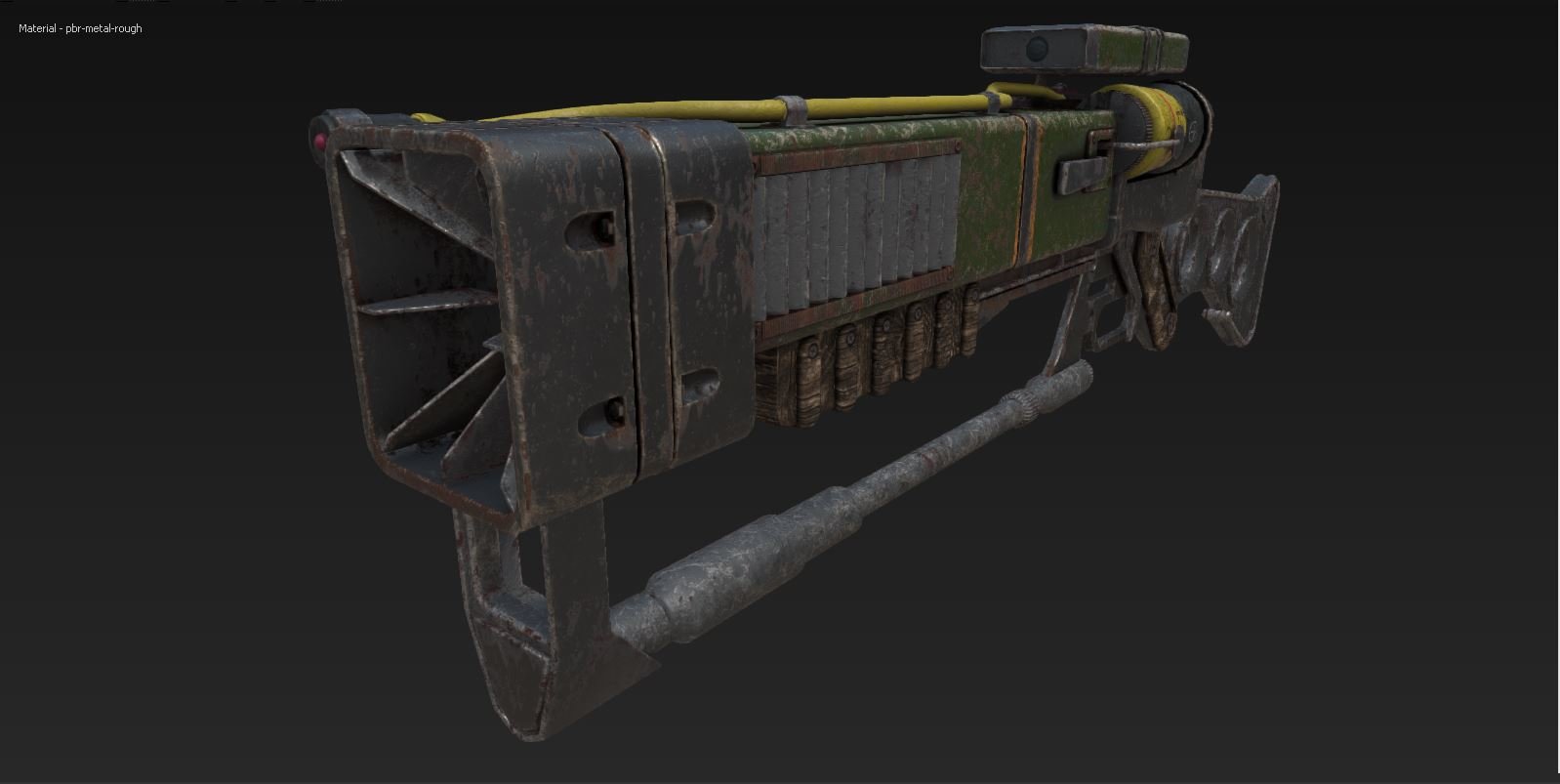 ArtStation - Fallout AER 9 Laser Rifle