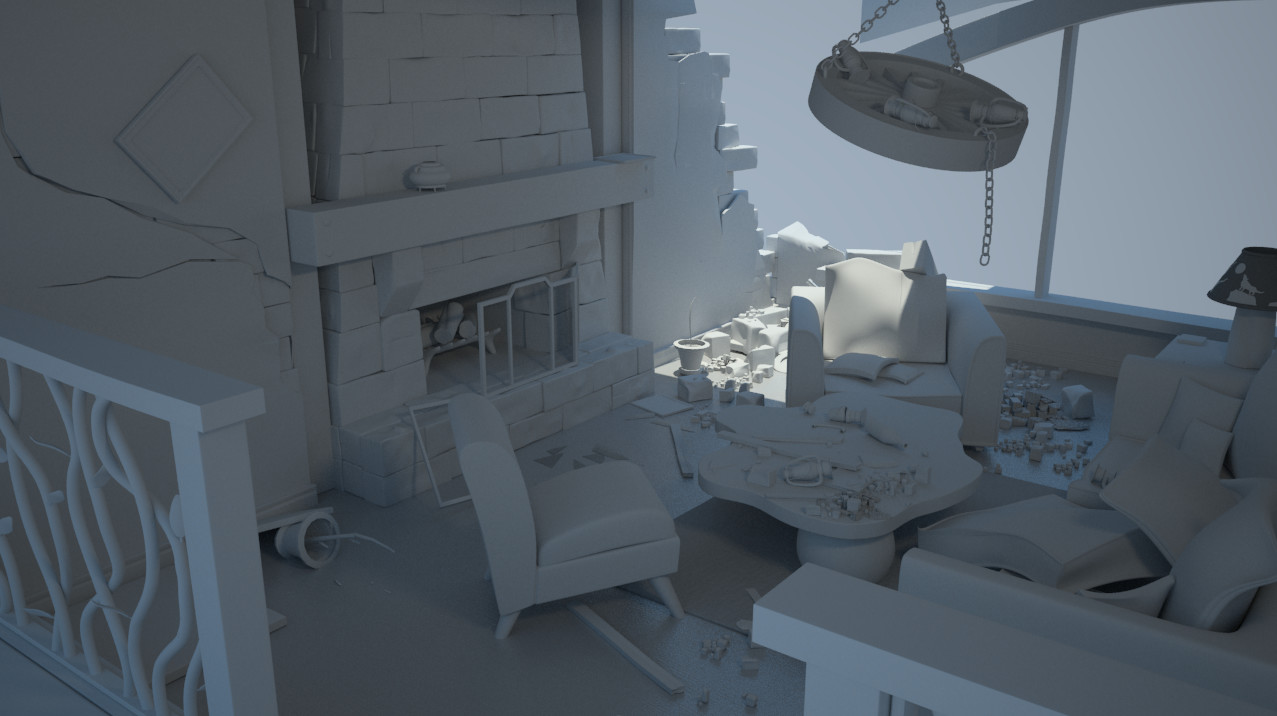 ArtStation - Decrepit room