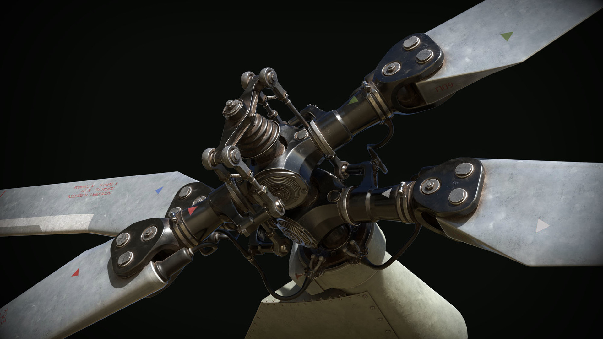 ArtStation - mi-28 tail rotor