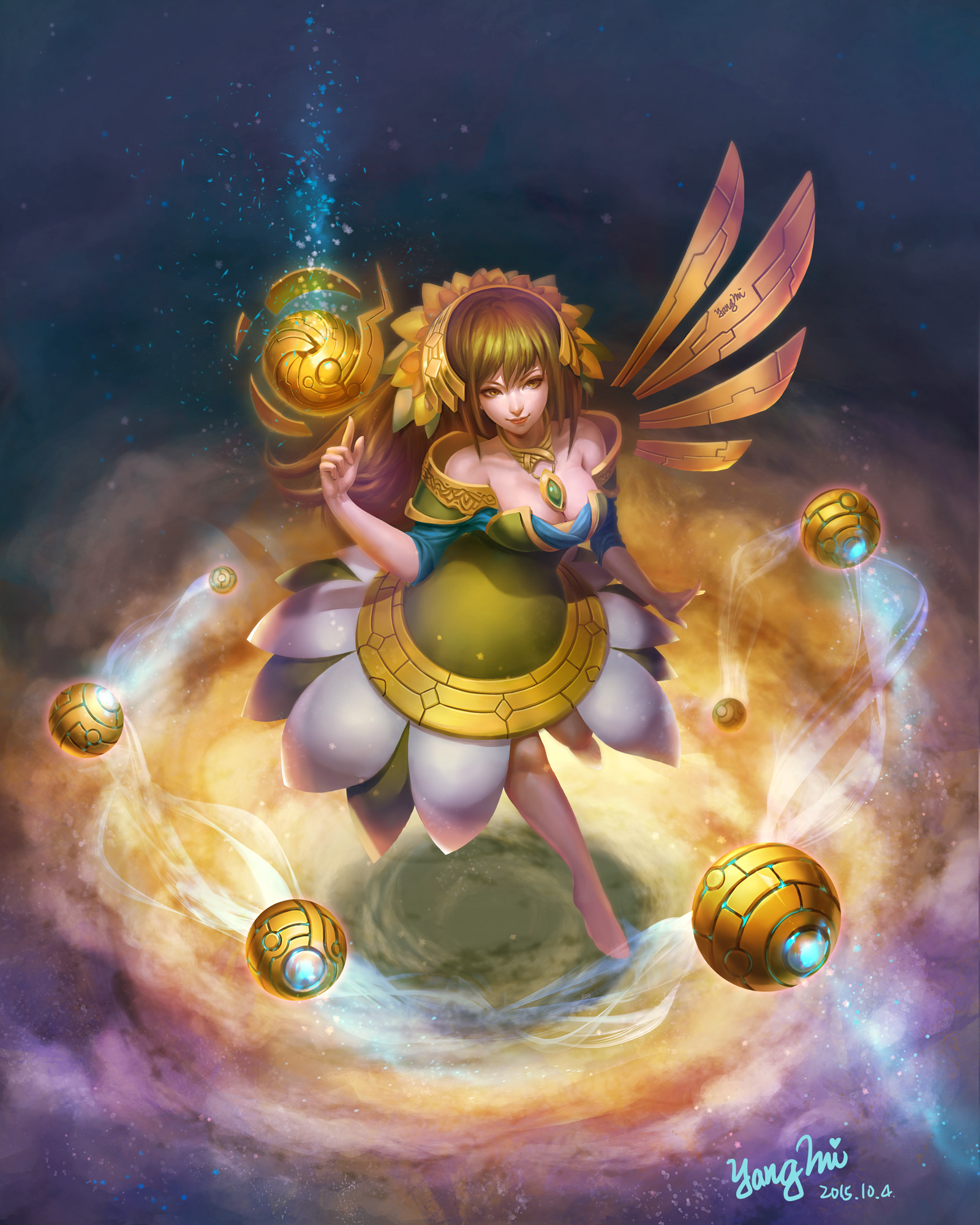 ArtStation - Goddess of Flower