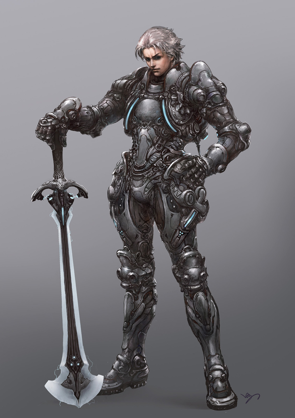 ArtStation - armored man