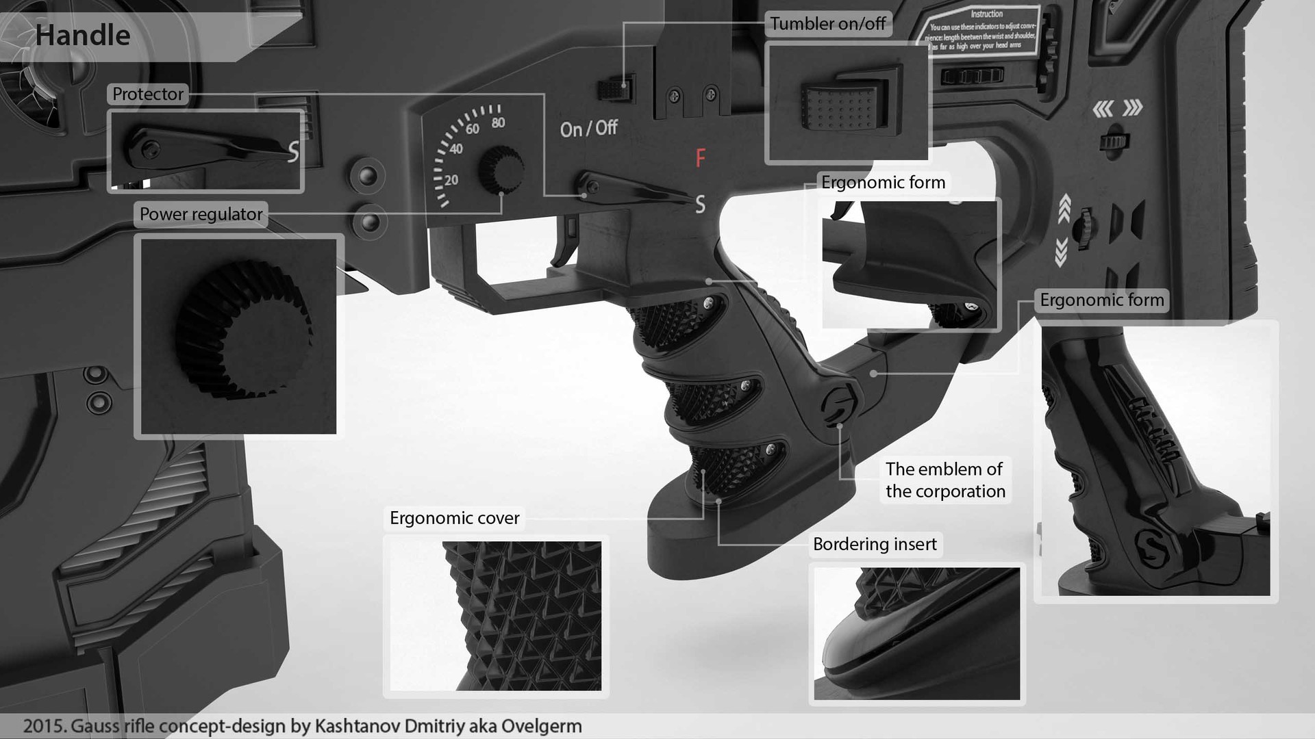 ArtStation - Gauss rifle concept-design