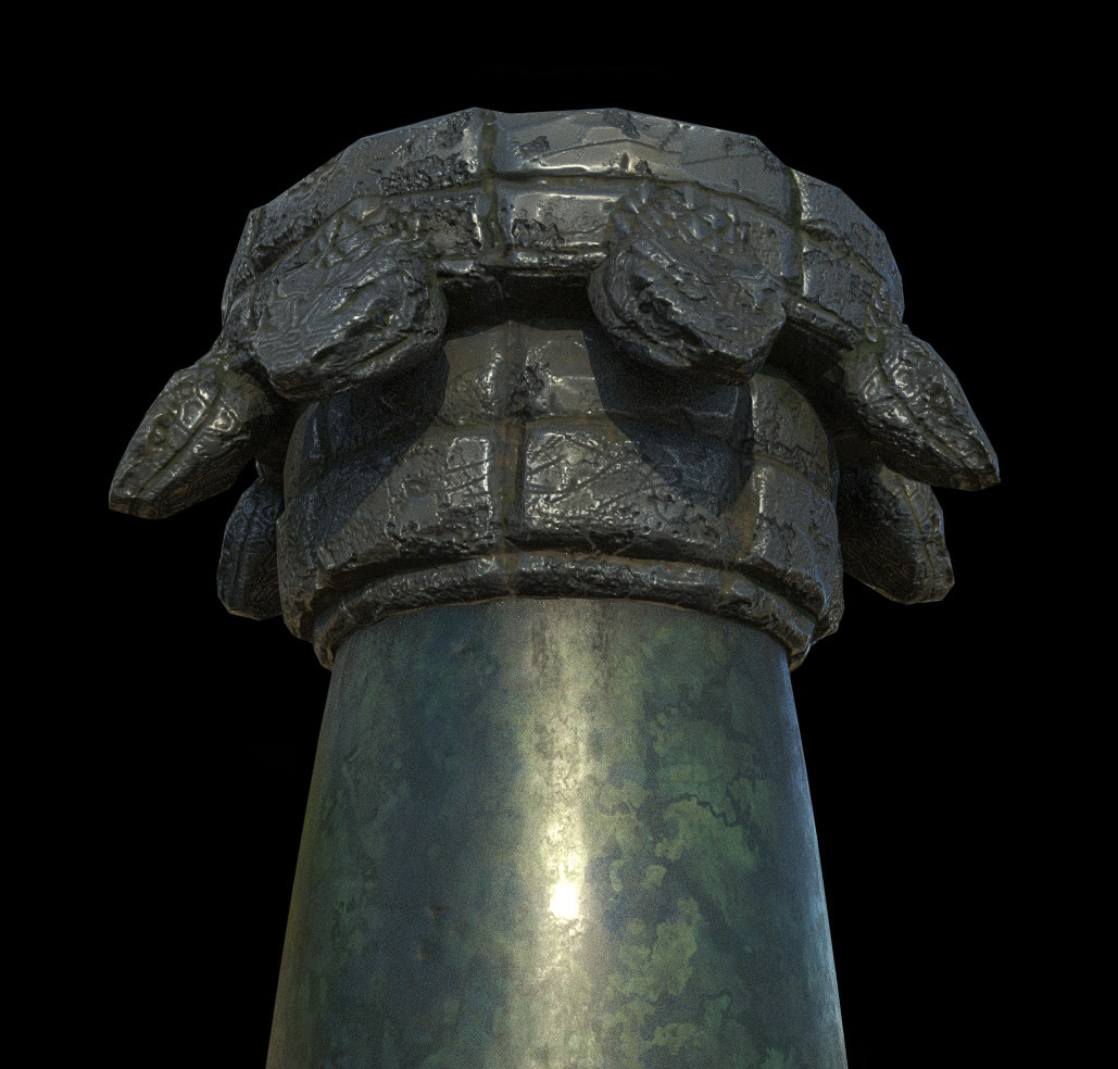 ArtStation - Snake Queen Palace Pillar