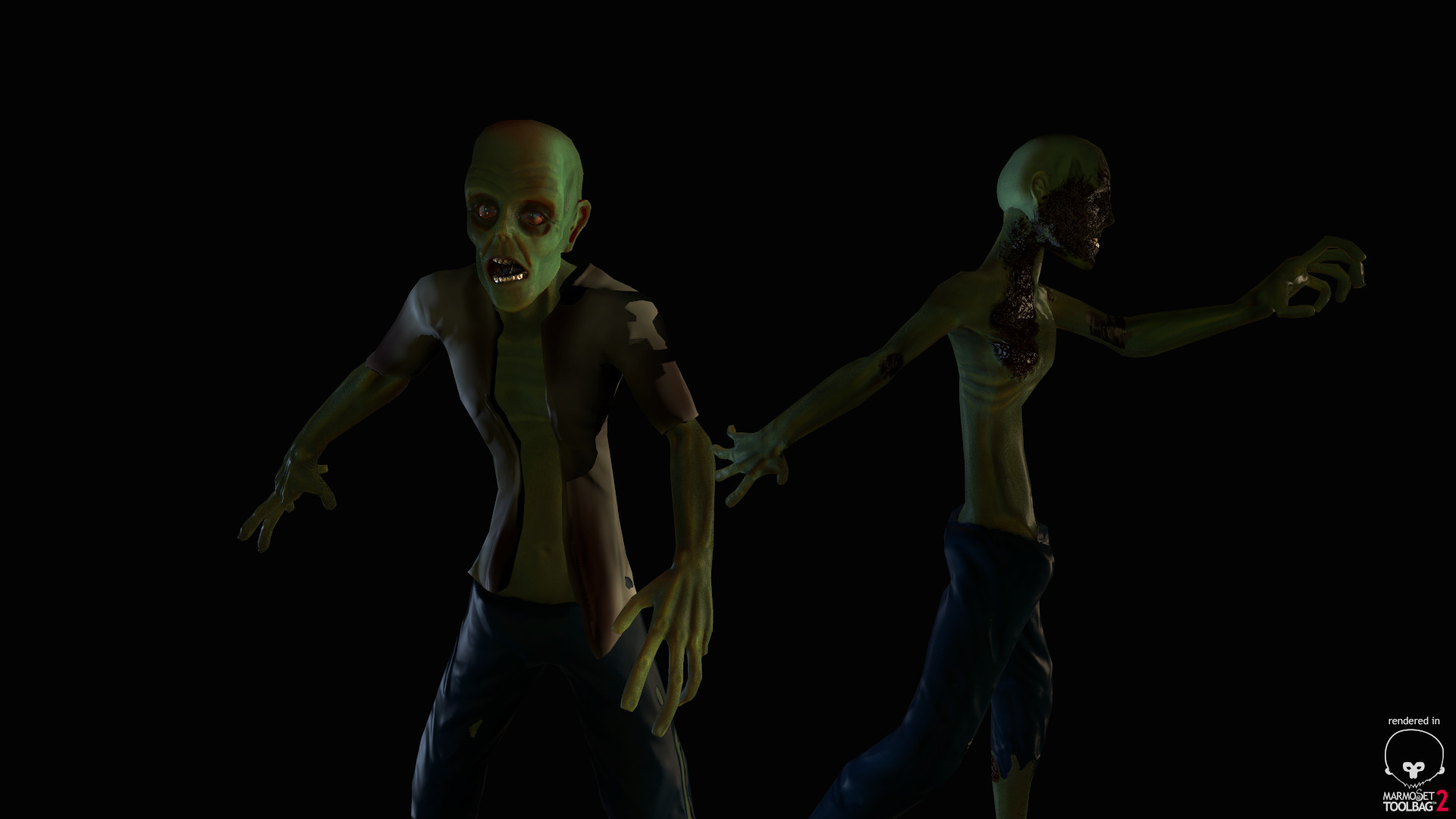 ArtStation - Low Poly Zombie