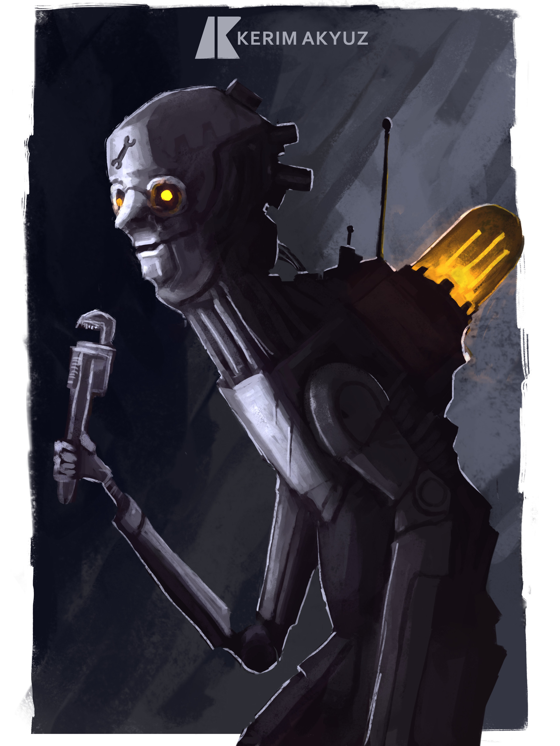 ArtStation - Daily Imagination #38 - Repair Man