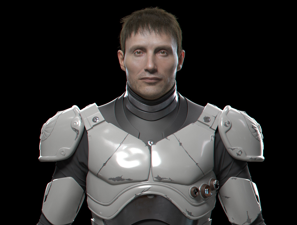 ArtStation - Hannibal as jaeger pilot WIP