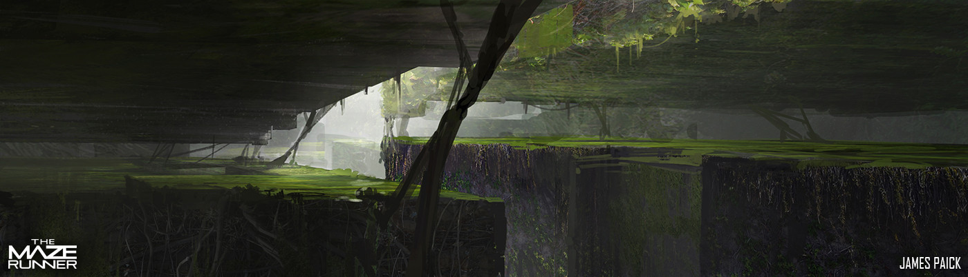 ArtStation - The Maze Runner – Maze Ideation Color Sketch