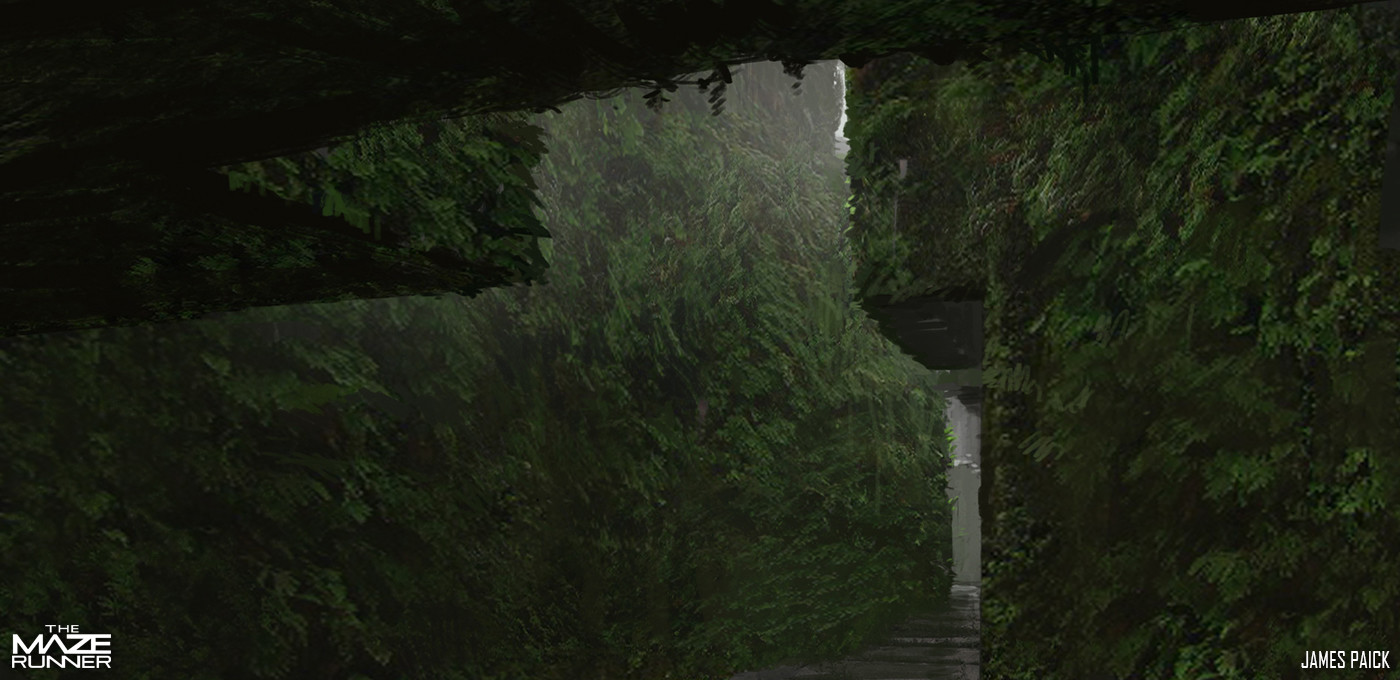 ArtStation - The Maze Runner – Maze Ideation Color Sketch