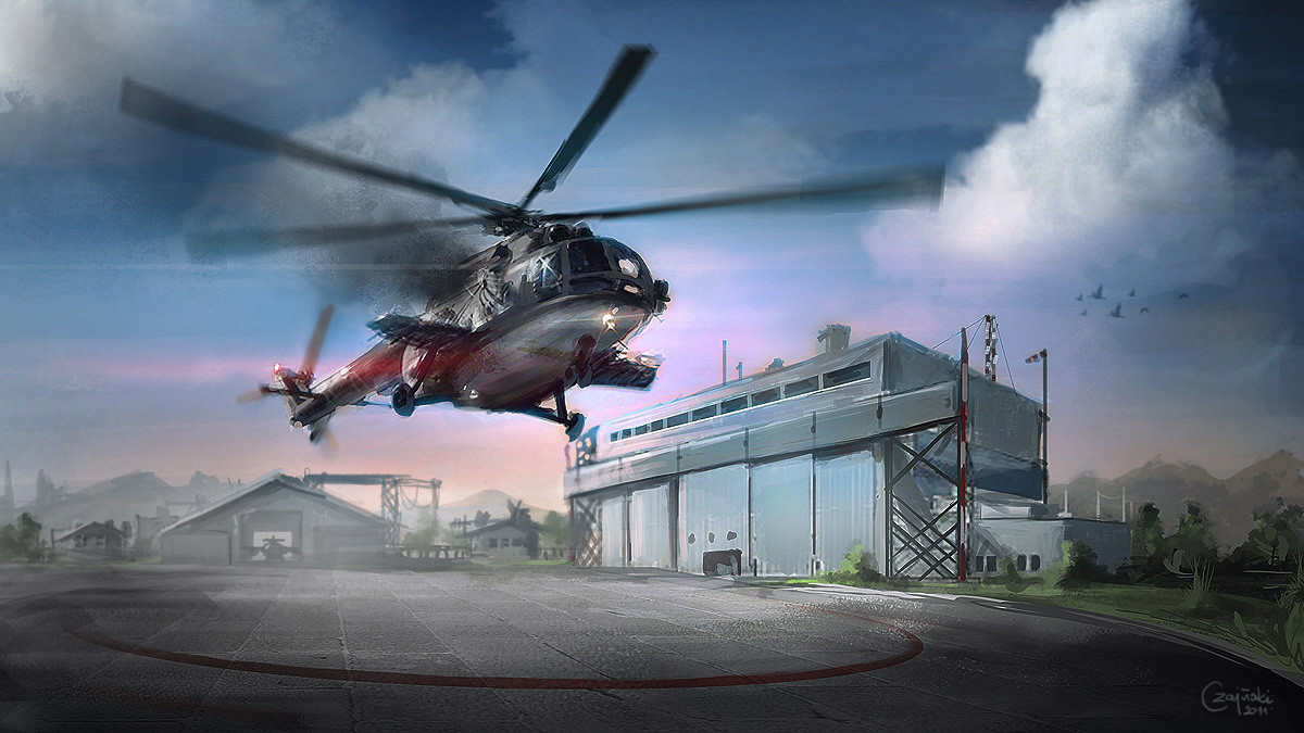ArtStation - Helicopter