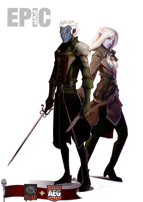 ArtStation - Epic PVP: Dark Elf race