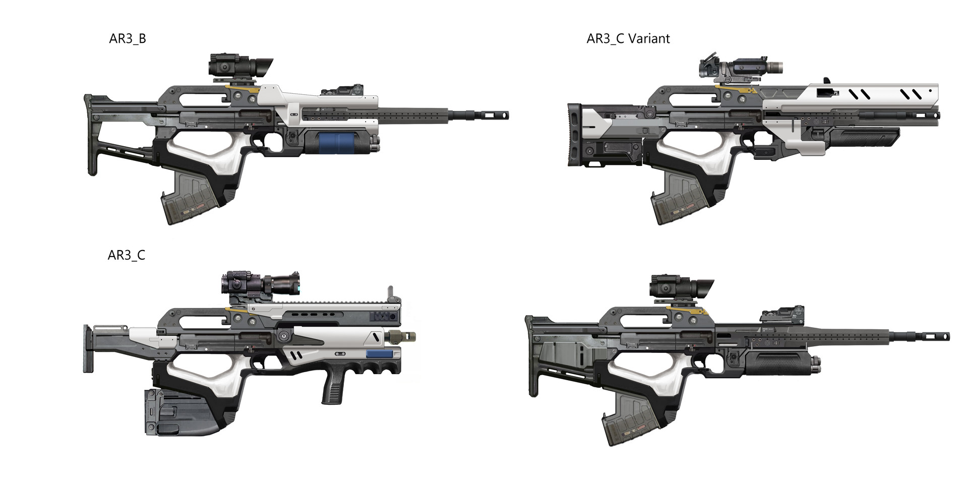 ArtStation - Destiny: AR3 Marksman Rifle