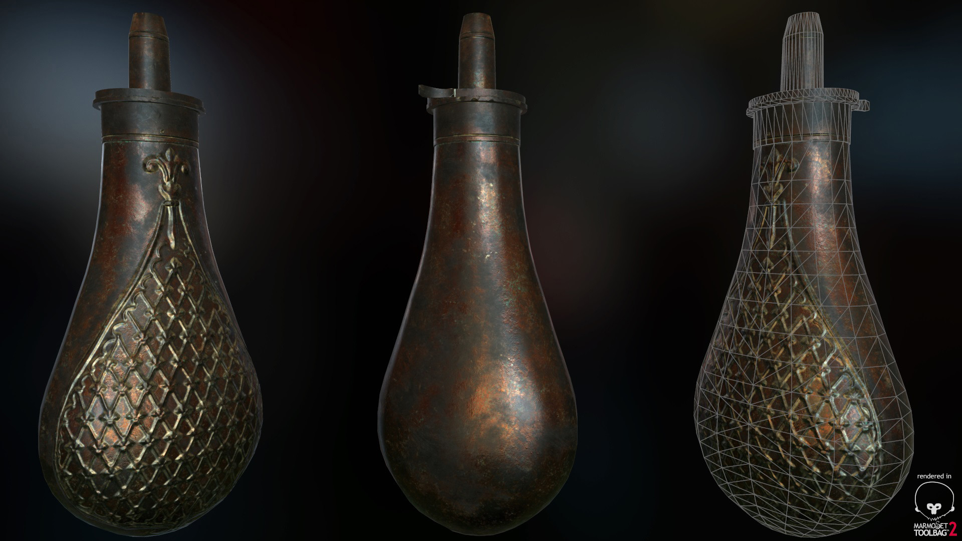 ArtStation - Powder Flask