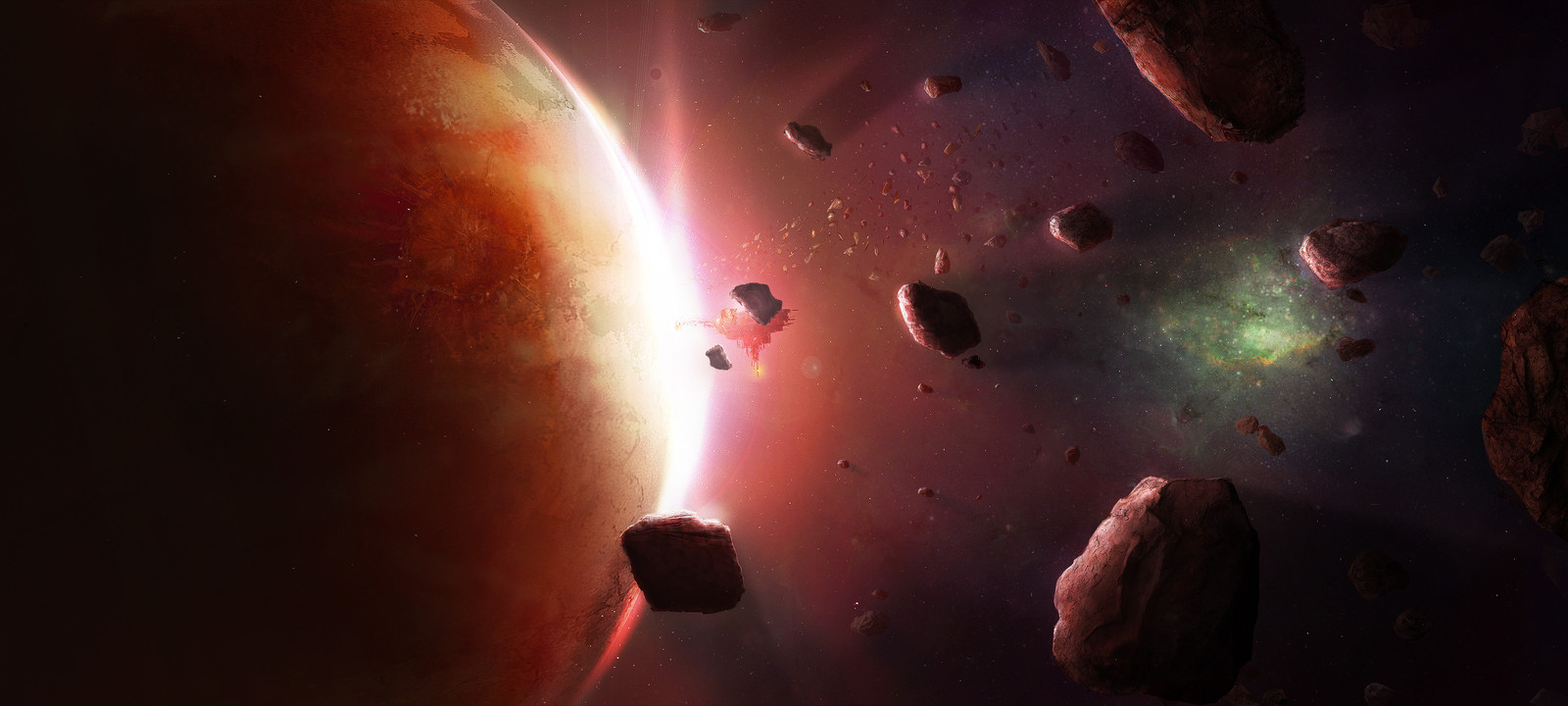 ArtStation - Space Concept - Opening Screen