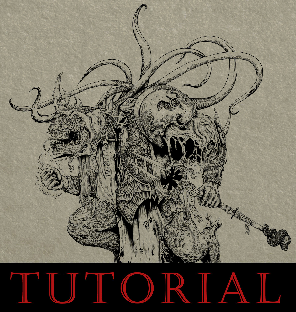 ArtStation - WARHAMMER 40k Tzeentch Speed-Inking full process