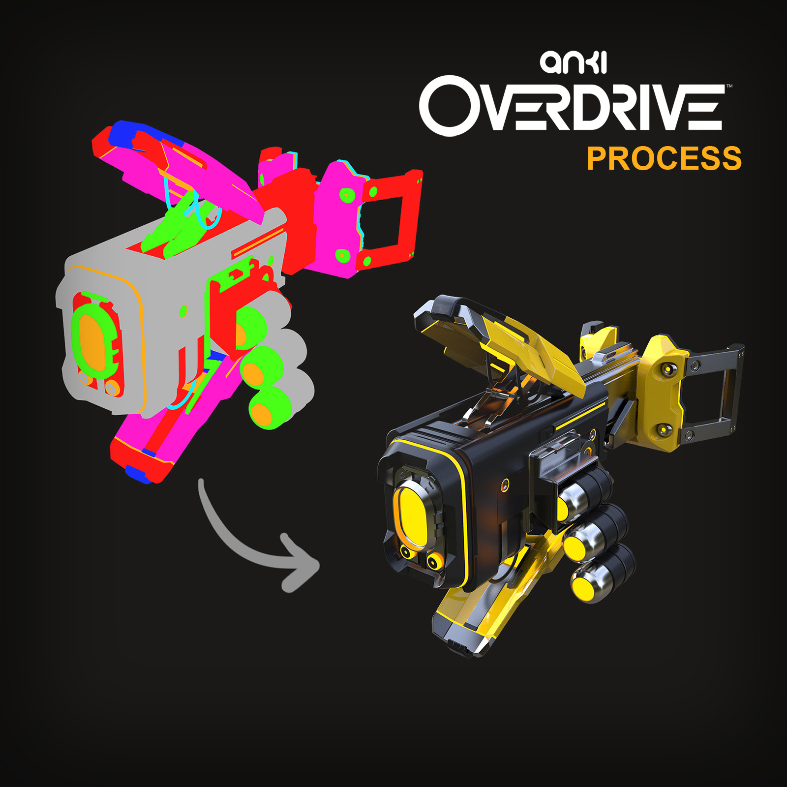 ArtStation - Anki Overdrive Process Breakdown