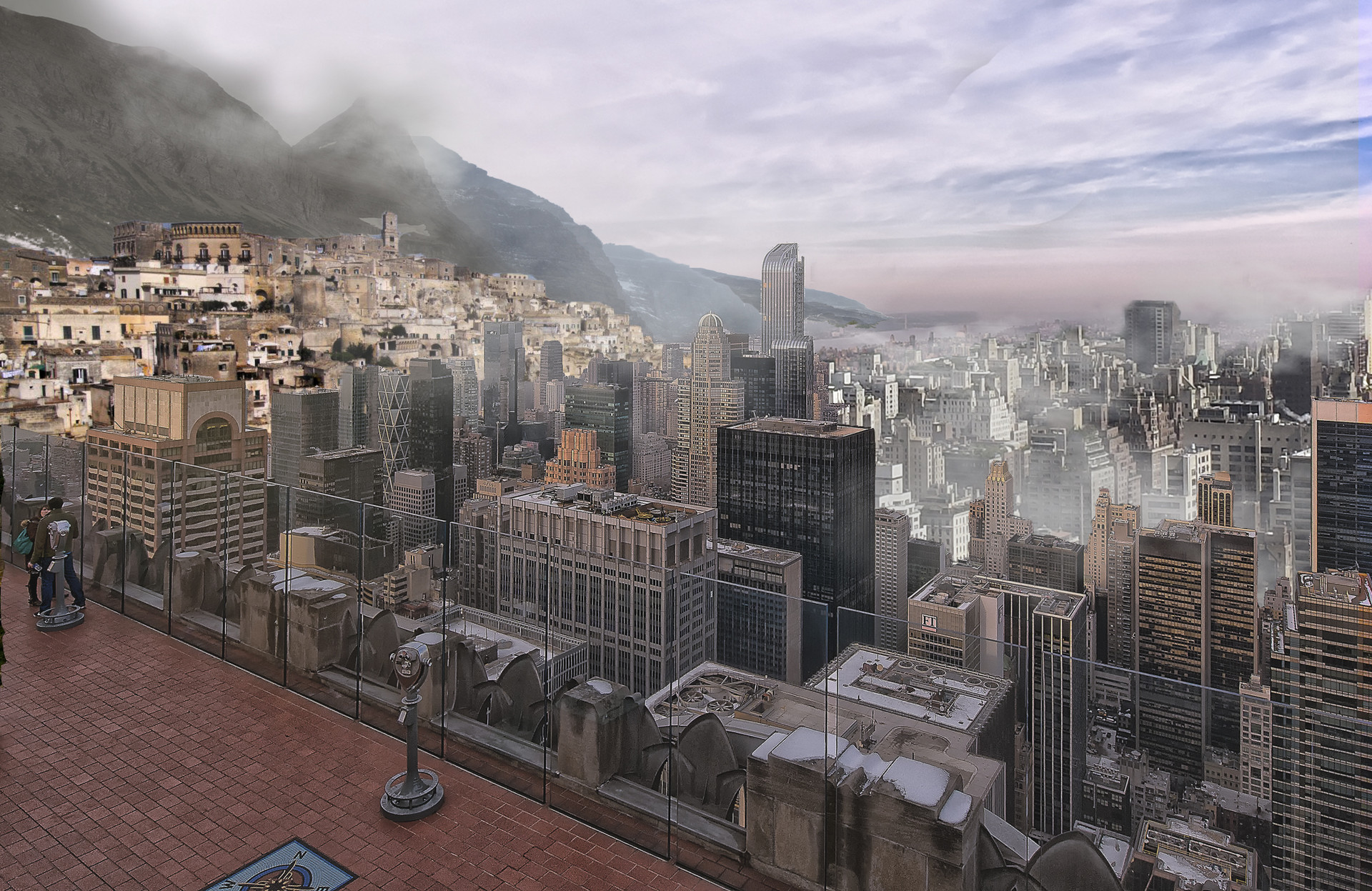 ArtStation - Cityscape Matte Painting