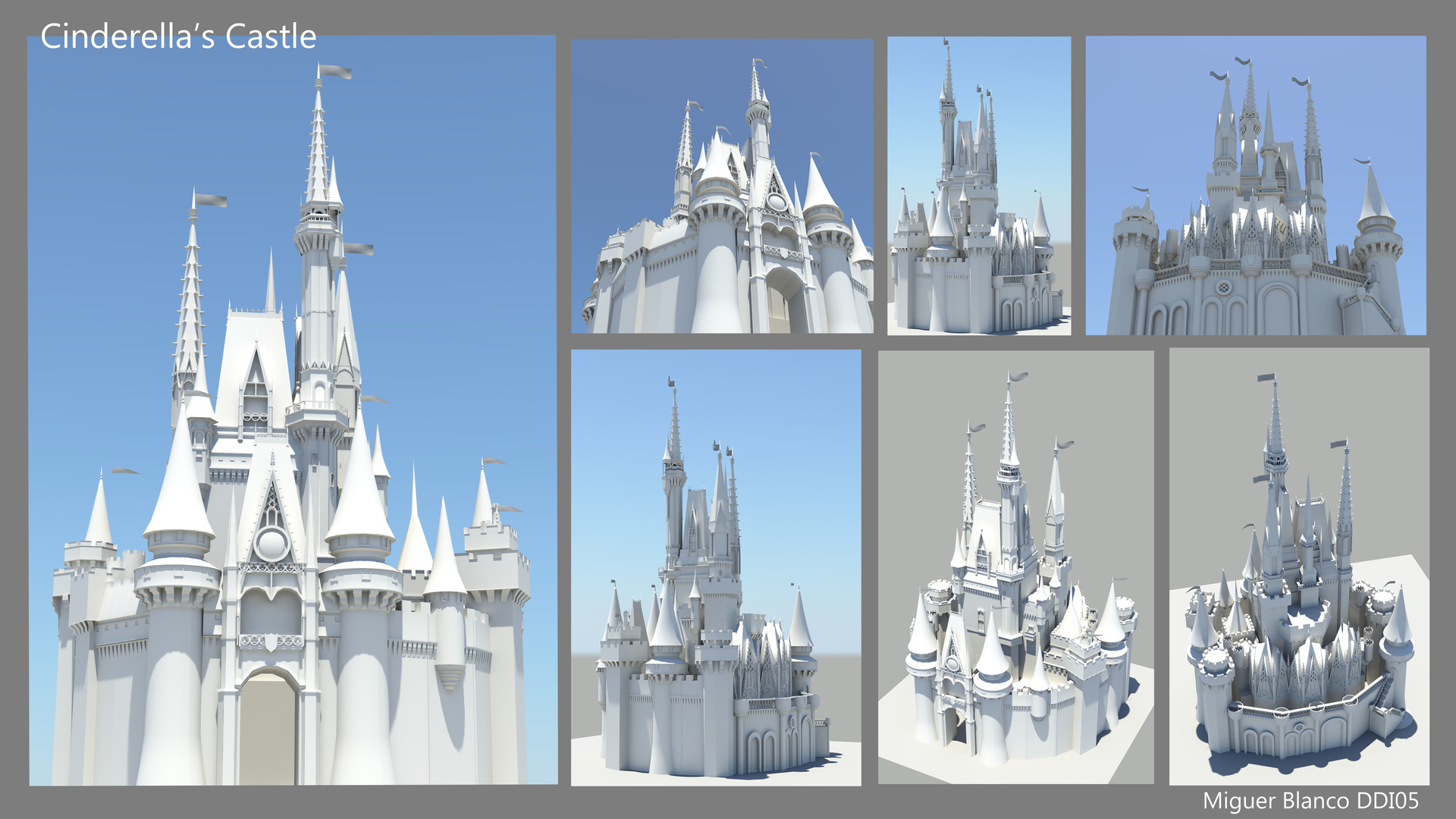 ArtStation - cinderella's castle!
