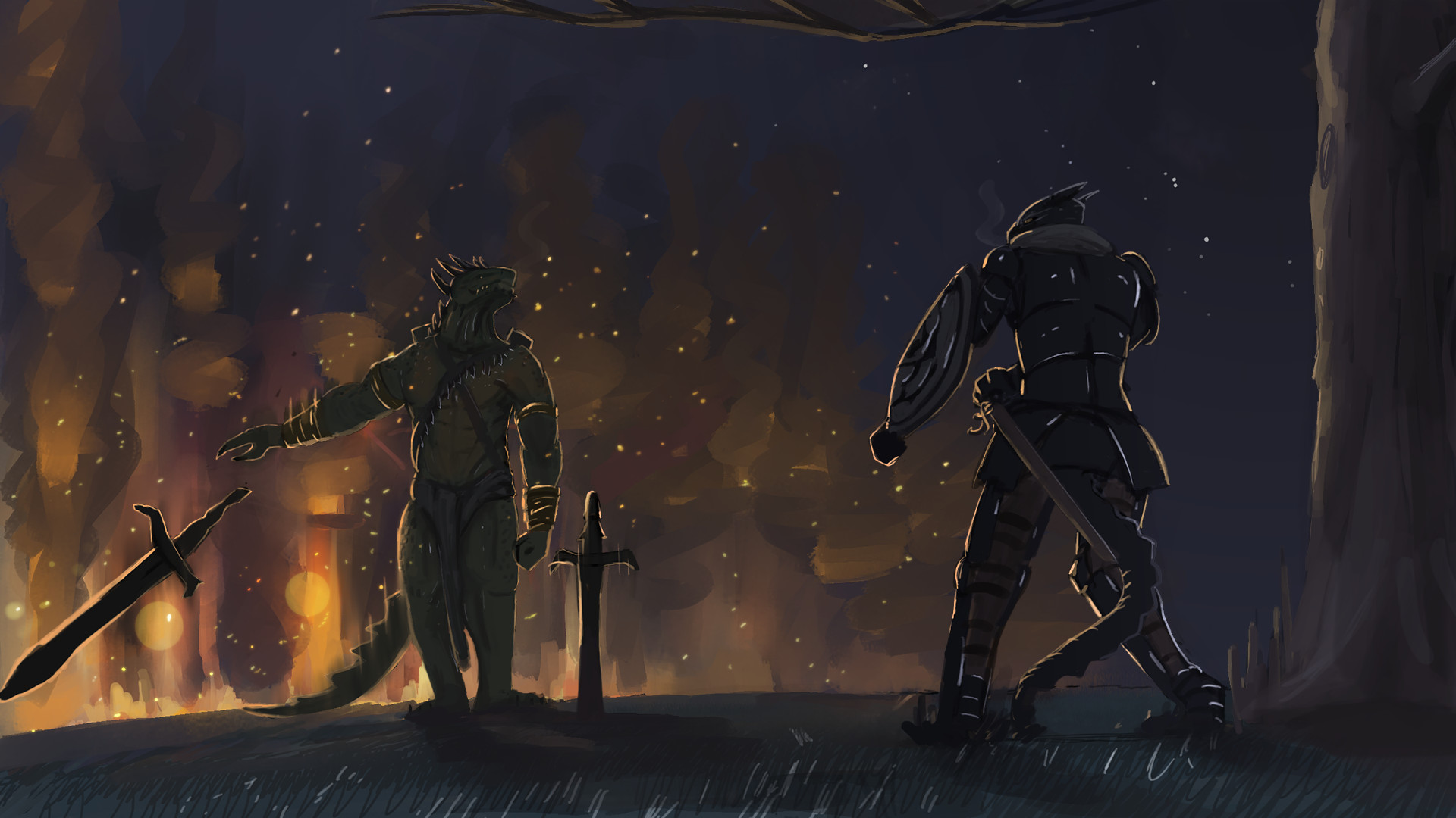 ArtStation - burning